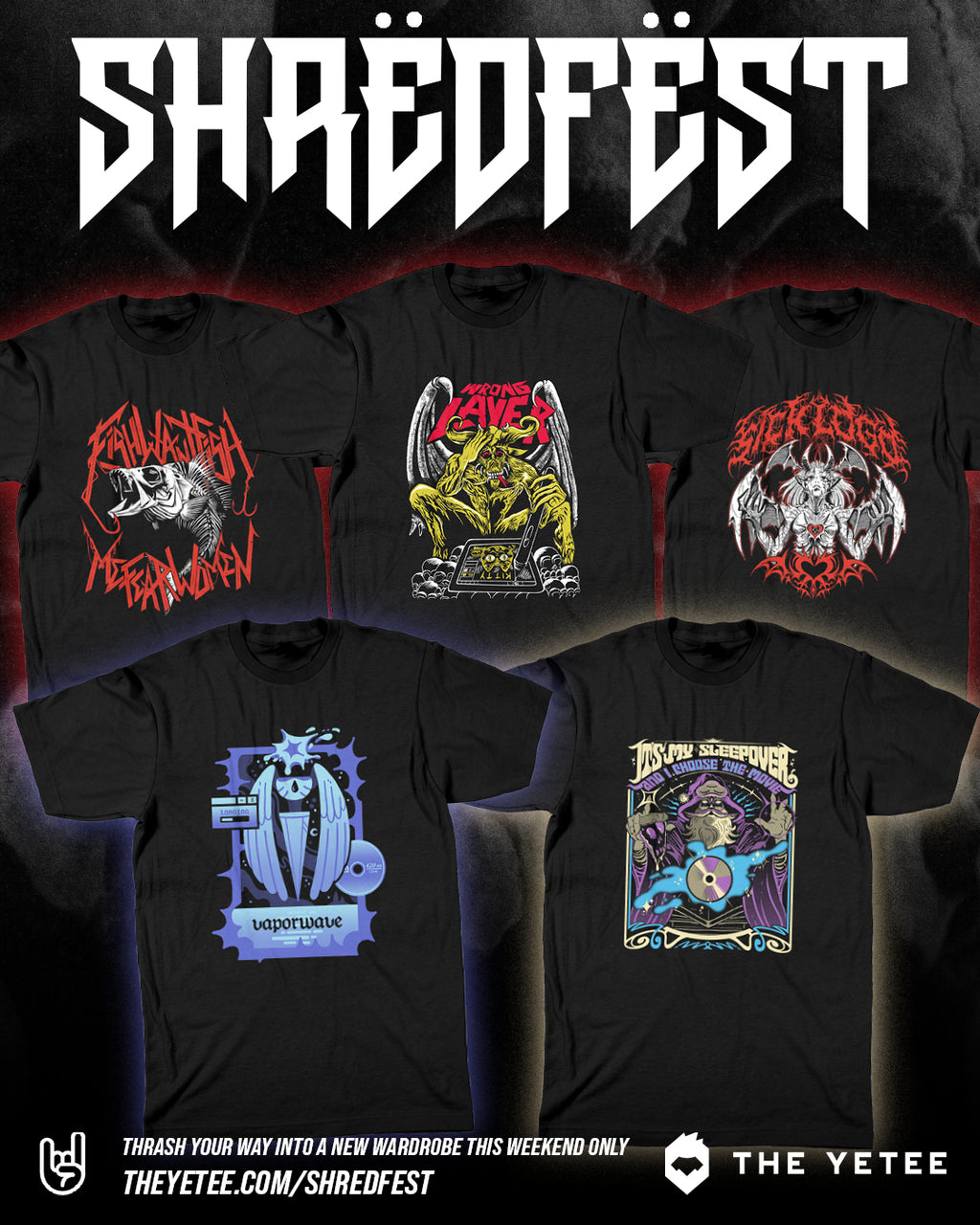 Rock Out With Shredfest! | The Yetee