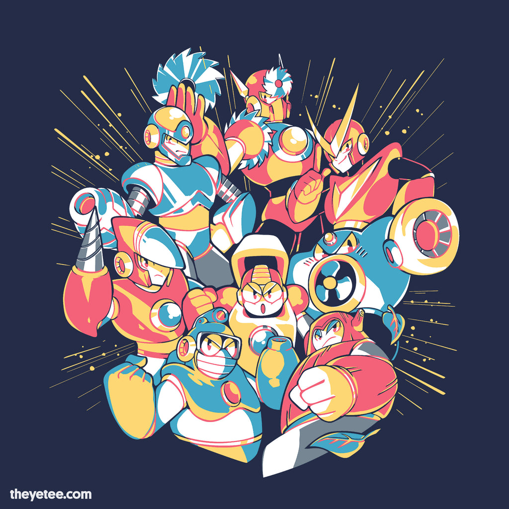 Robot Masters Redux | The Yetee