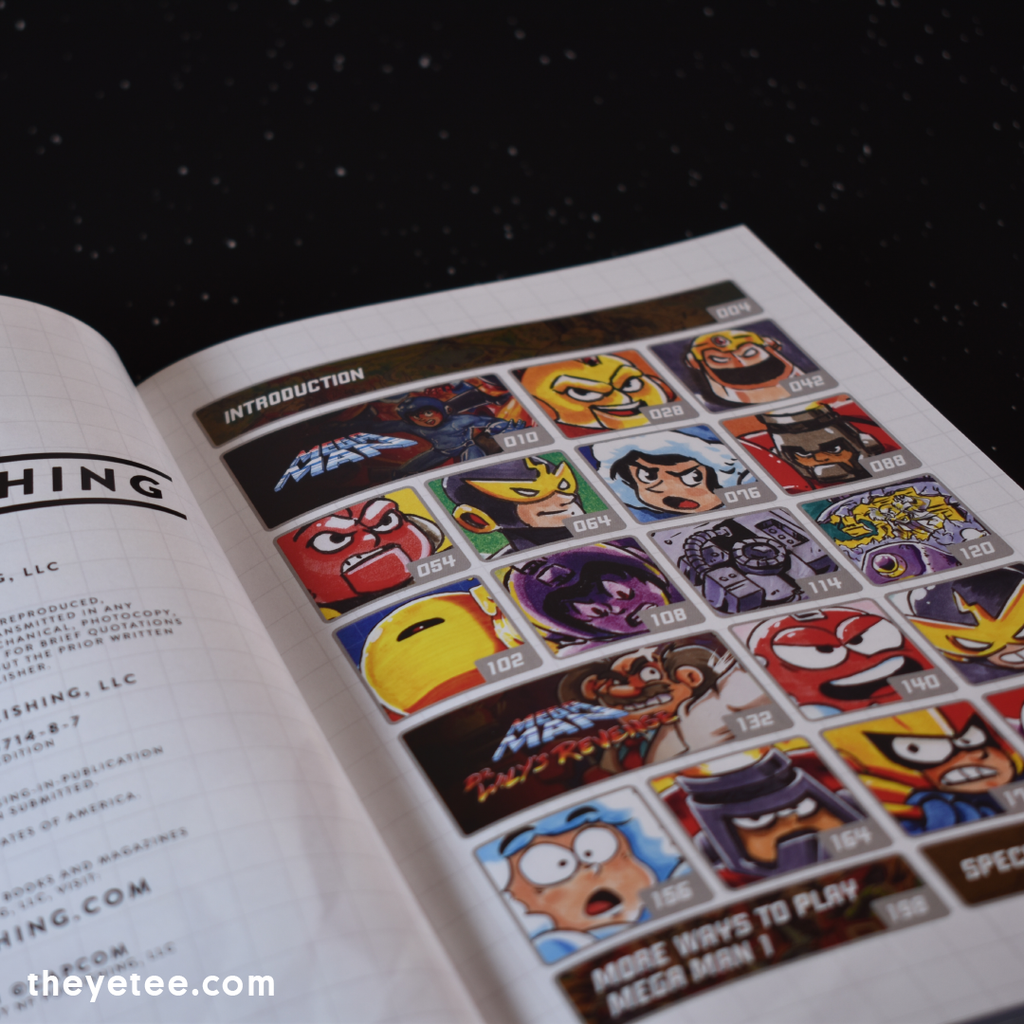 Hand-Drawn Game Guides: Mega Man | The Yetee