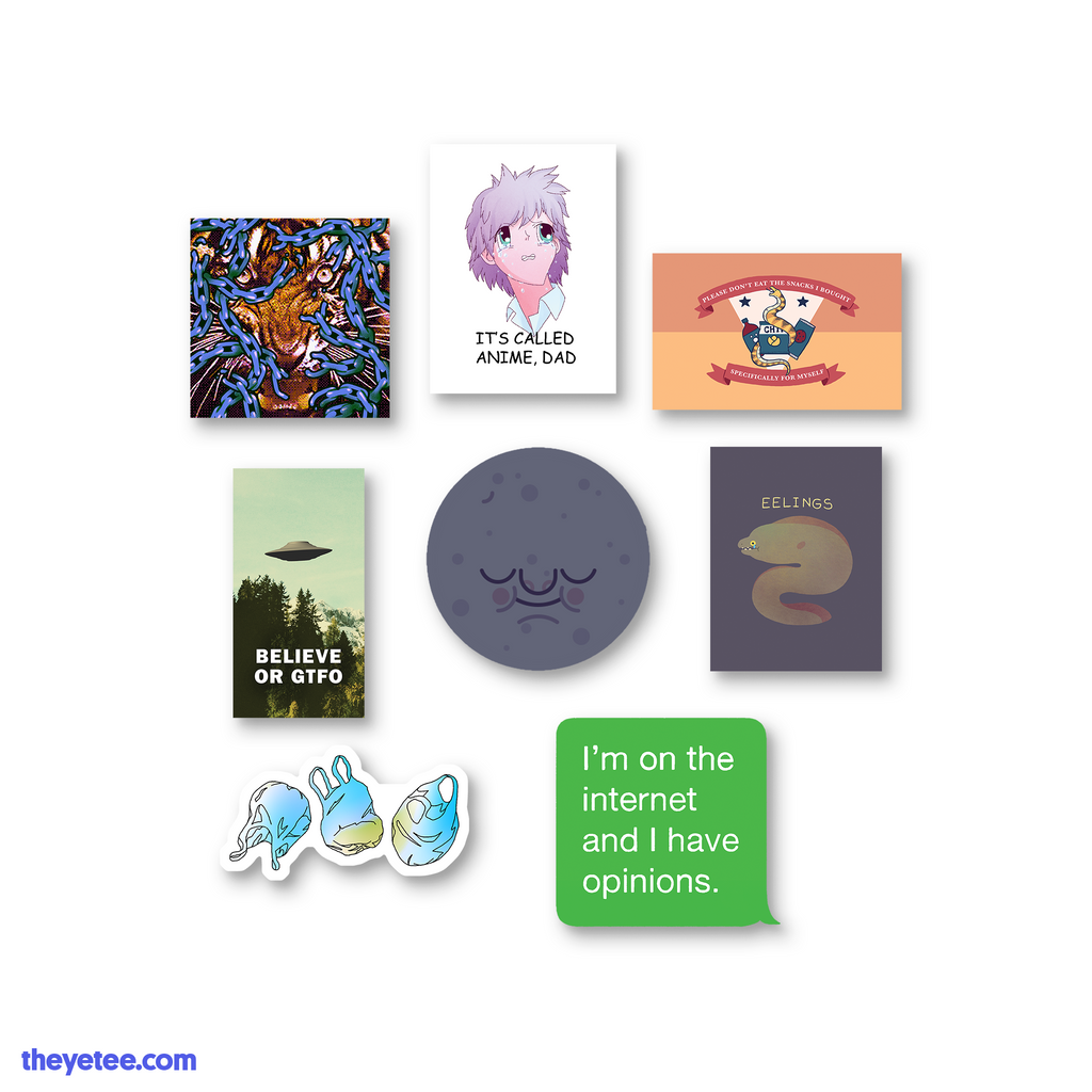 Stickermoon Origins | The Yetee