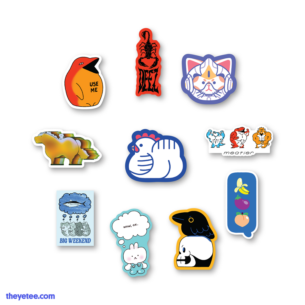 Stickermoon Origins 2 | The Yetee