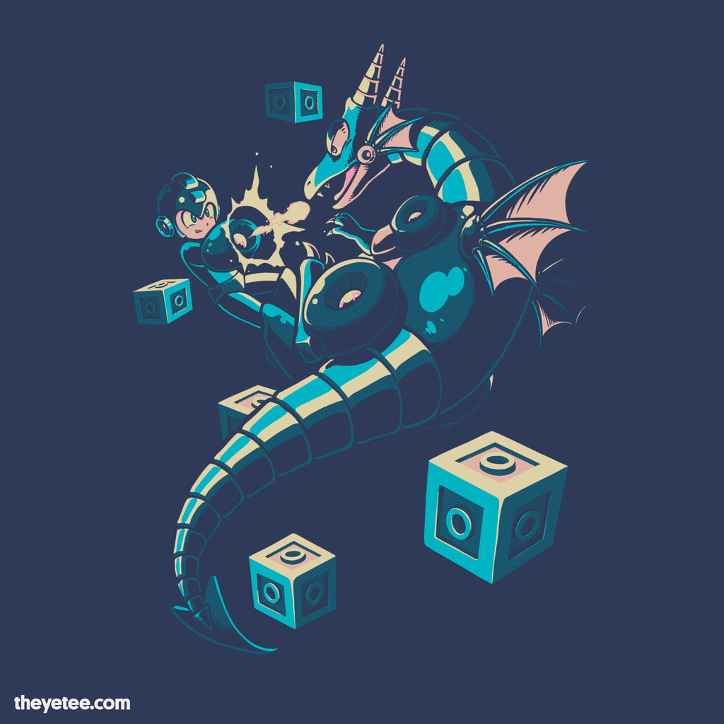 Mecha Dragon Battle | The Yetee